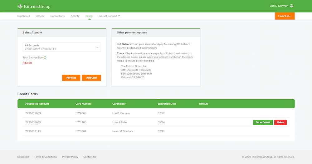 Announcing The New Client Portal 2020 | The Entrust Group