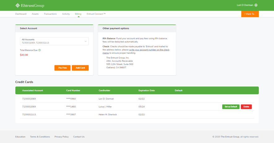Announcing The New Client Portal 2020 | The Entrust Group