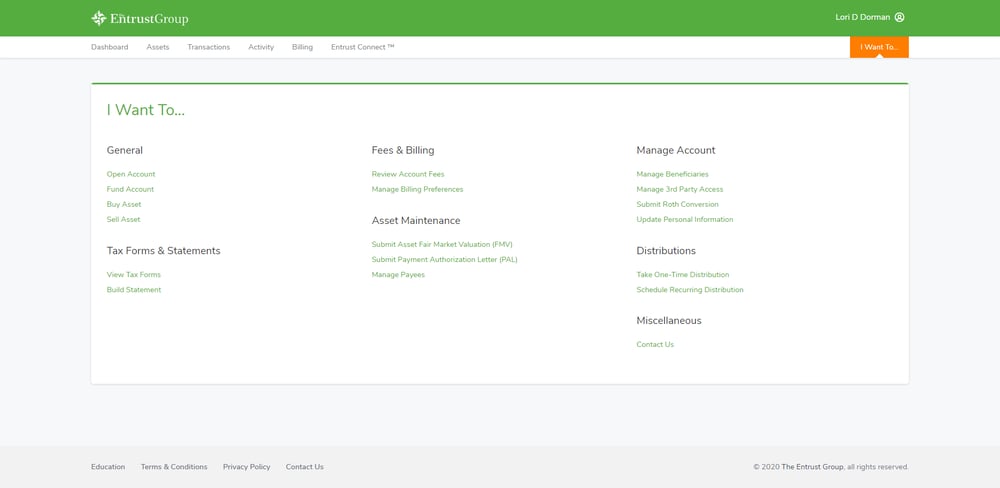 Announcing The New Client Portal 2020 | The Entrust Group